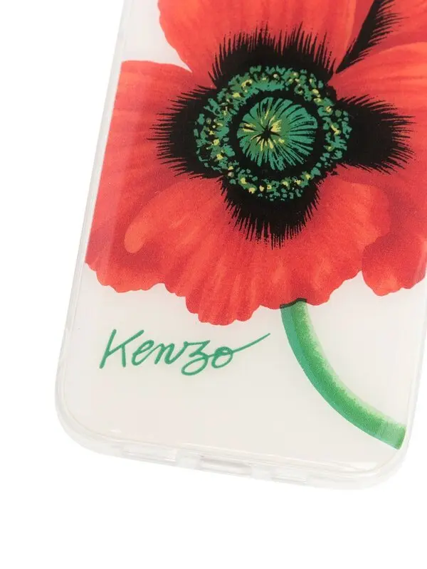Kenzo Poppy-print Iphone 13 Max Pro Case