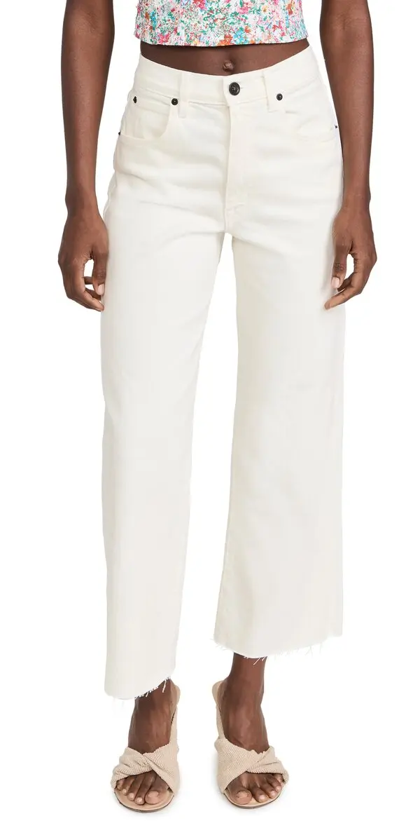 SLVRLAKE Grace Crop Jeans - White