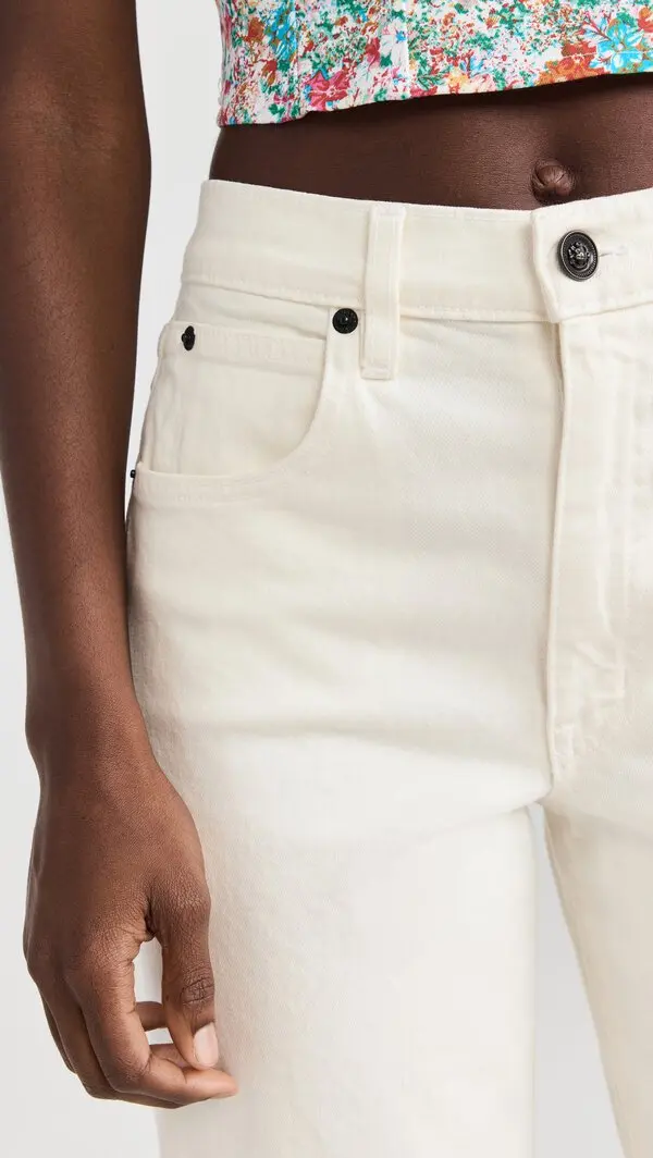 SLVRLAKE Grace Crop Jeans - White