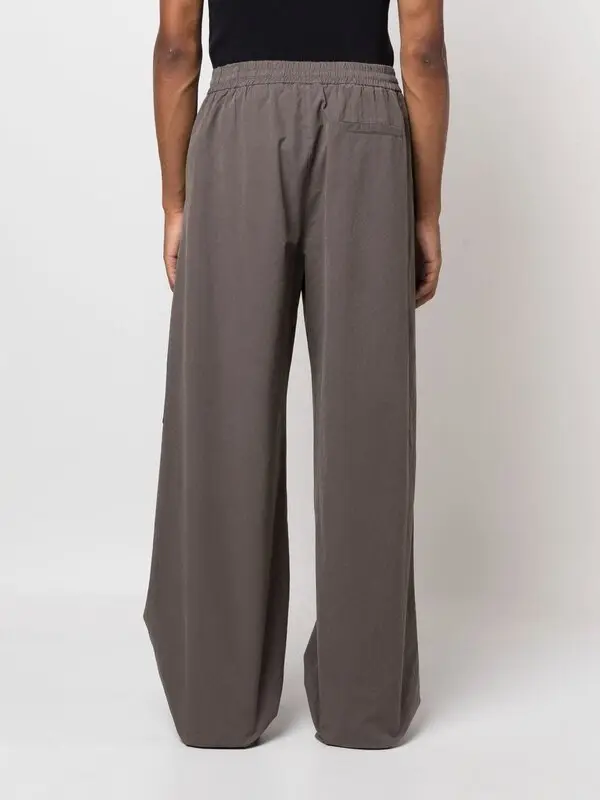 Off-White Wide-leg Trousers - Grey