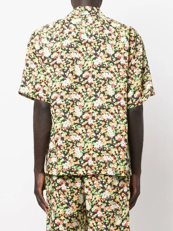 Marni Floral Short-sleeve Shirt - Black