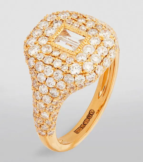 Shay Diamond Pavé Ring - Gold