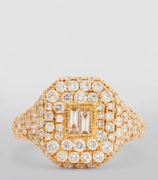 Shay Diamond Pavé Ring - Gold