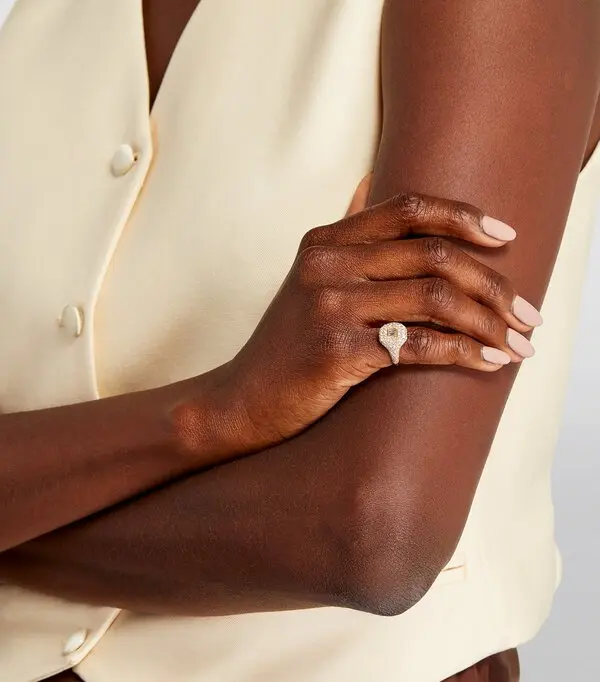 Shay Diamond Pavé Ring - Gold