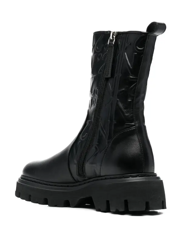N°21 Logo-embossed Combat Boots