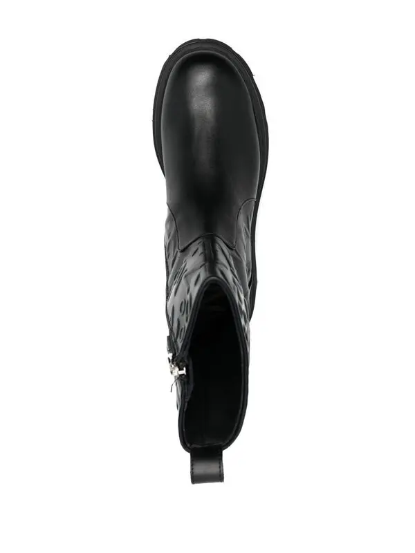 N°21 Logo-embossed Combat Boots