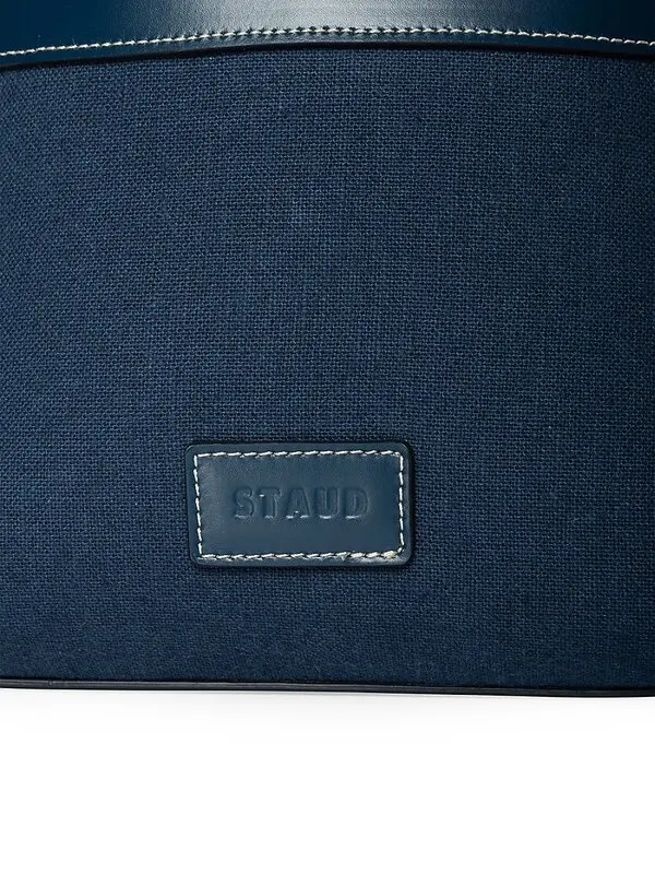 Staud Tellie Canvas Drawstring Top Handle Bag
