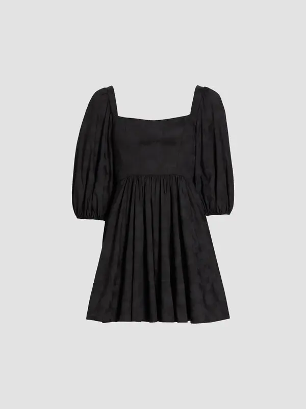 MICHELLE SMITH X Saks Claudia Balloon-sleeve Minidress