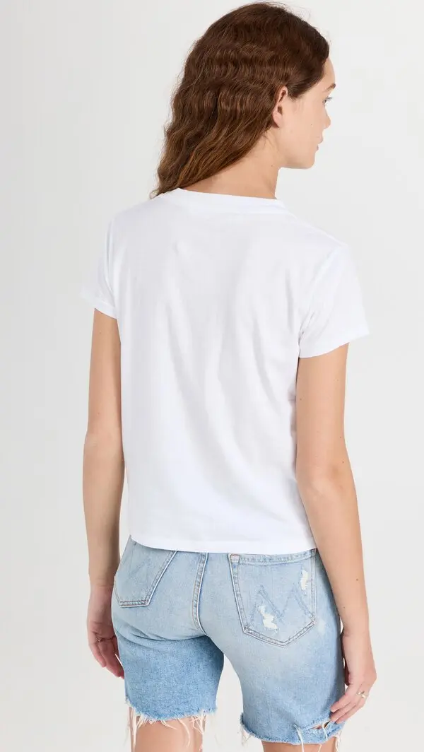 MOTHER The Lil Goodie Goodie Tee - Bright White
