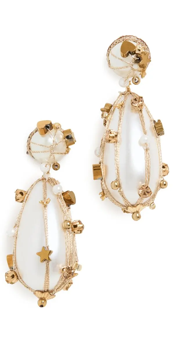 Deepa Gurnani Deepa Cora Earrings - Gold