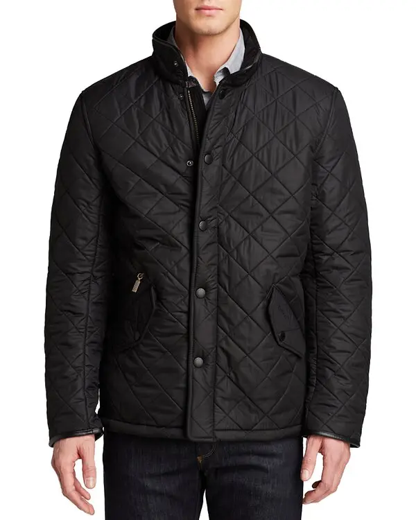Barbour Powell Polarquilt Jacket - Black