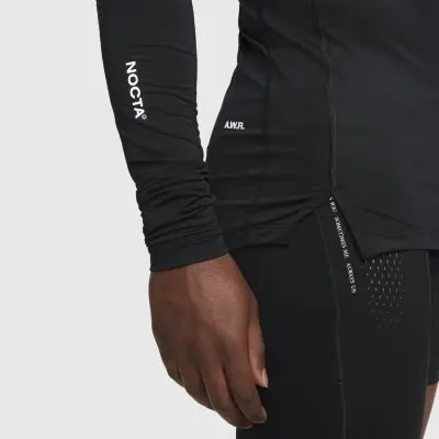 Nike Nocta Long-Sleeve Base Layer Basketball Top - Black,White