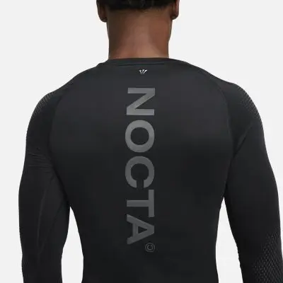 Nike Nocta Long-Sleeve Base Layer Basketball Top - Black,White