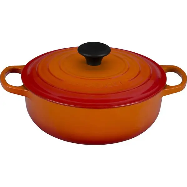 LE CREUSET Signature 3.5-quart Sauteuse Oven - Flame