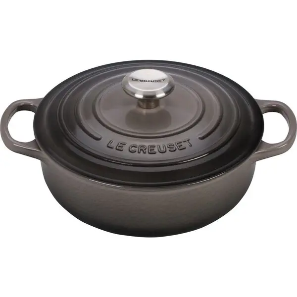 LE CREUSET Signature 3.5-quart Sauteuse Oven - Oyster