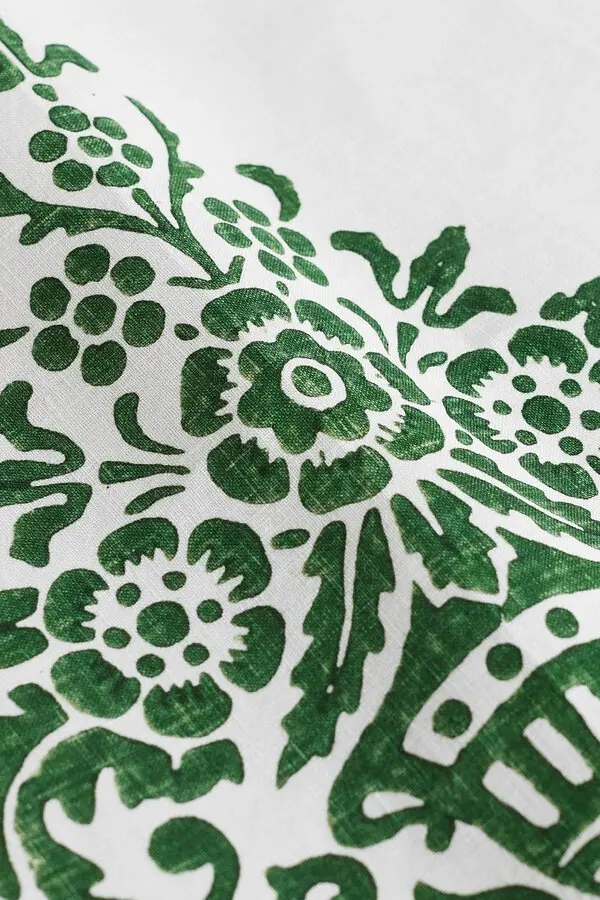 CABANA Mirandola Set Of Two Printed Linen Placemats