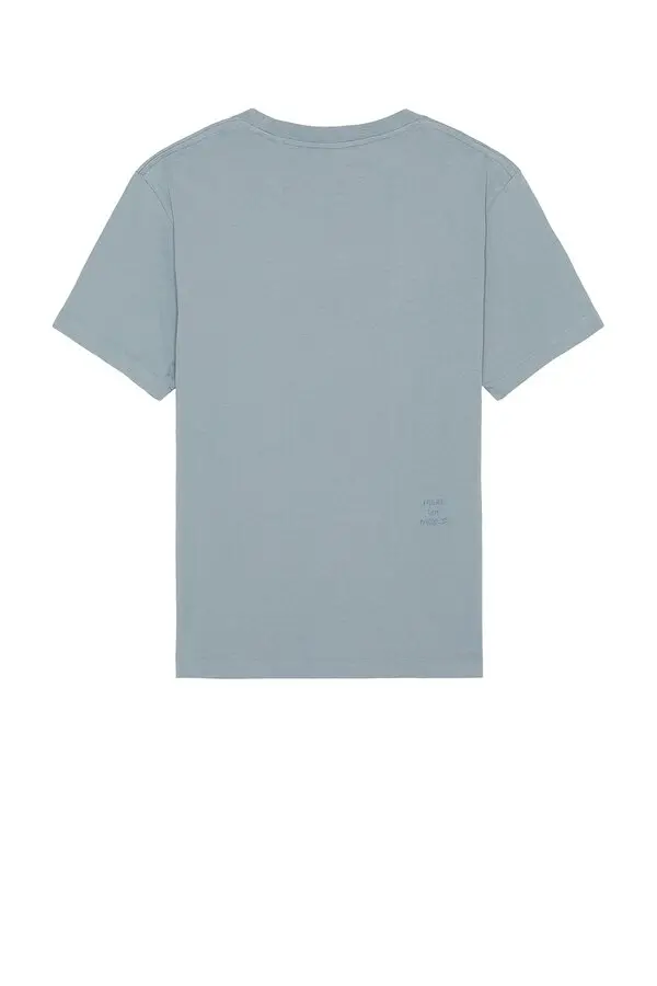 FRAME Logo Tee - Smoky Blue