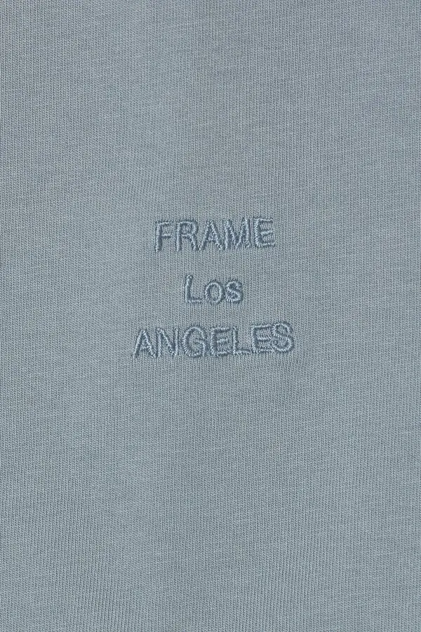 FRAME Logo Tee - Smoky Blue