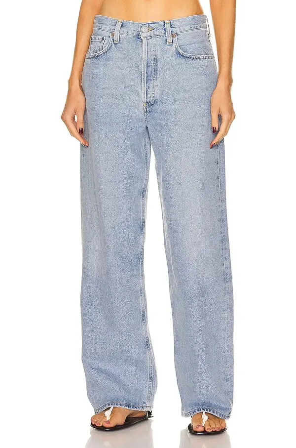 AGOLDE Low Slung Baggy Jeans - Void
