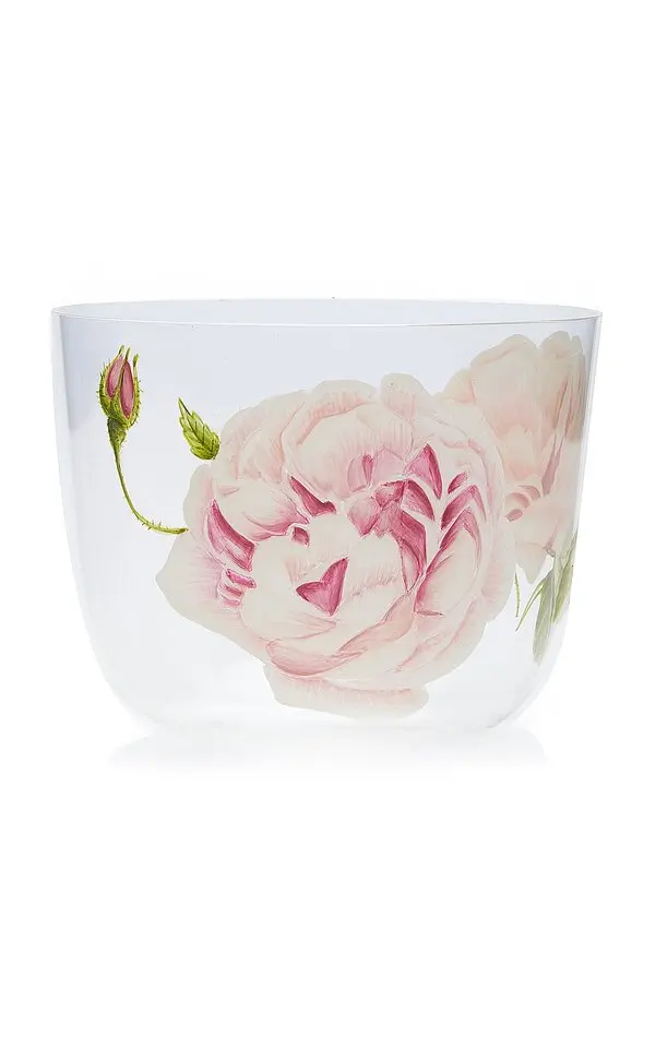 Giambattista Valli Painted Glass Water Tumbler - Multi