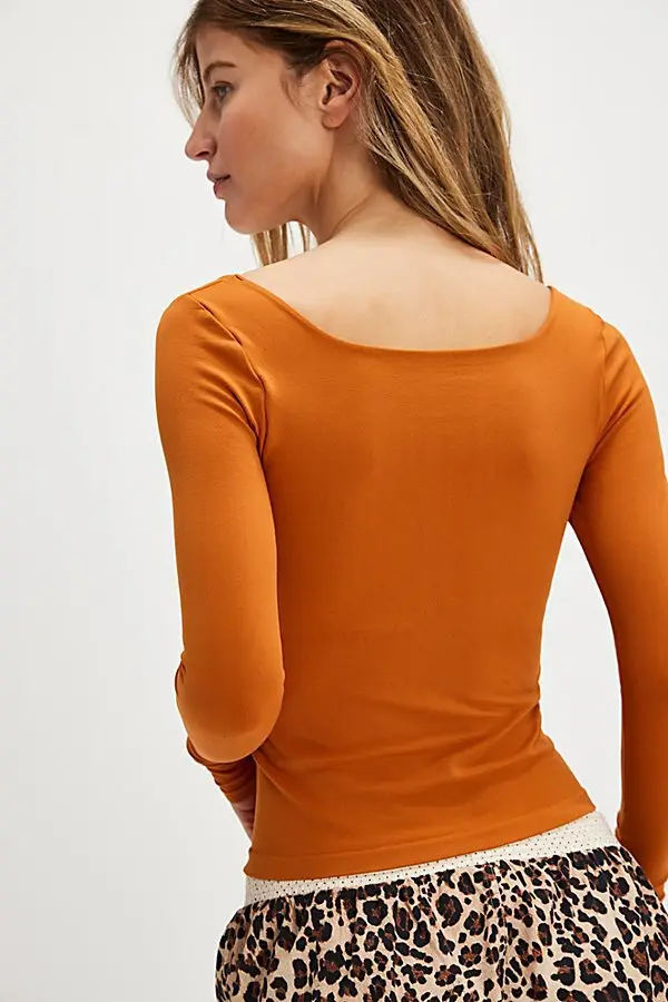 Free People Clean Lines Long Sleeve