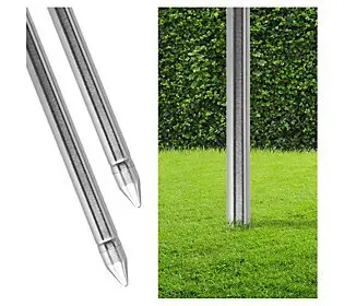 MATNEY Stainless Steel Outdoor Torch 2 Pack