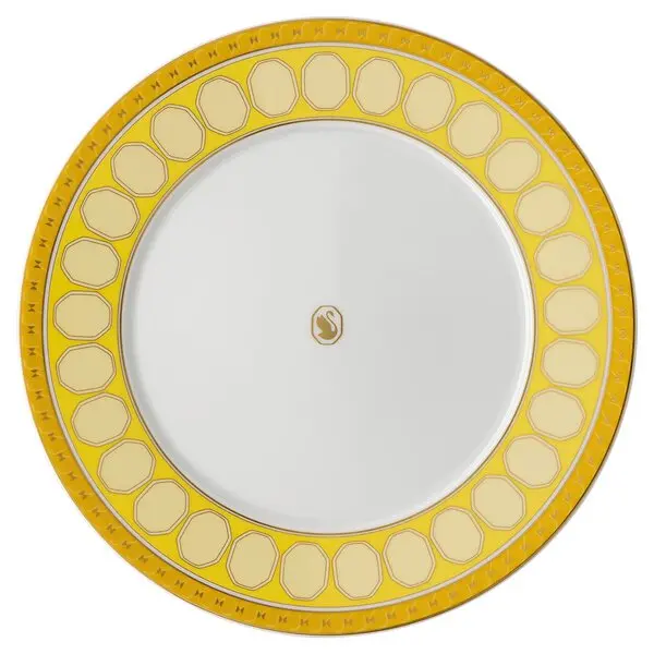 SWAROVSKI Signum Dinner Plate - Yellow