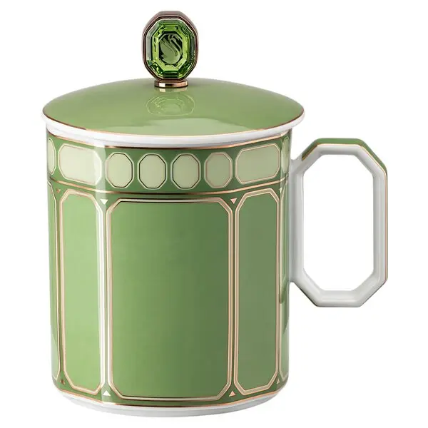 SWAROVSKI Signum Mug With Lid - Green