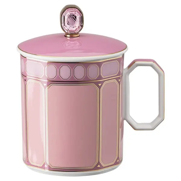 SWAROVSKI Signum Mug With Lid - Pink