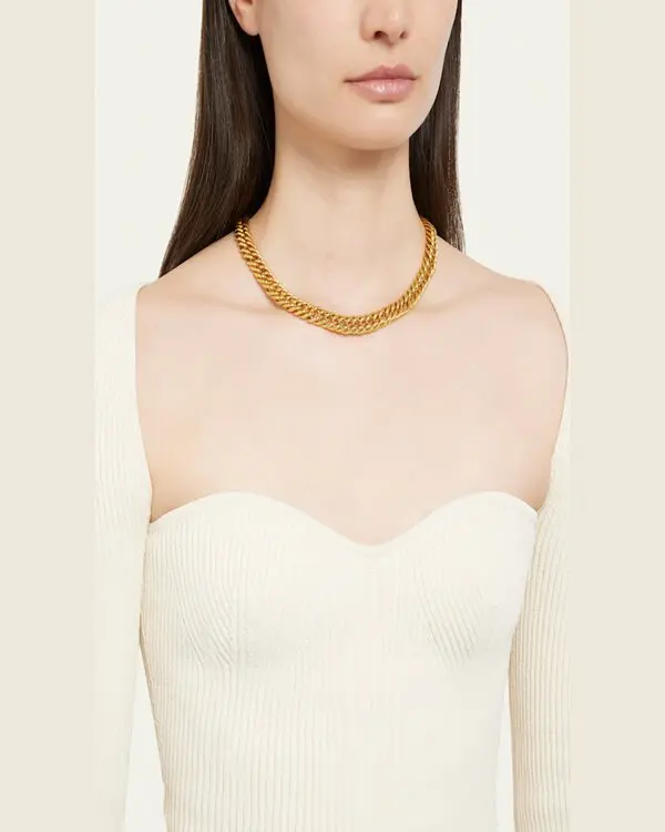 BEN-AMUN Plated Chain Toggle Necklace