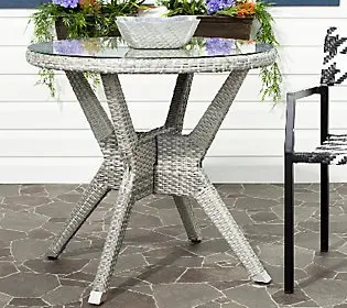 SAFAVIEH Langer Round Outdoor Patio Table