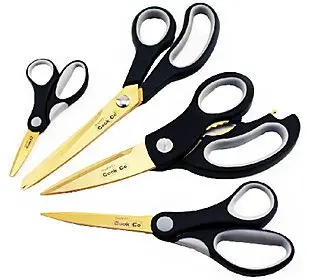BERGHOFF Studio Gold Series Ti 4-piece Scissor Set - One-color