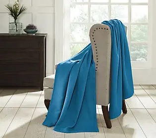 SUPERIOR Textured Cotton Weave Throw Blanket