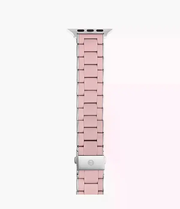 Michele 38/40/41/42mm And 42/44/45/46/49mm Bracelet Band For Apple Watch - Pink