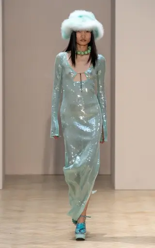 16Arlington Solaria Sequined Maxi Dress