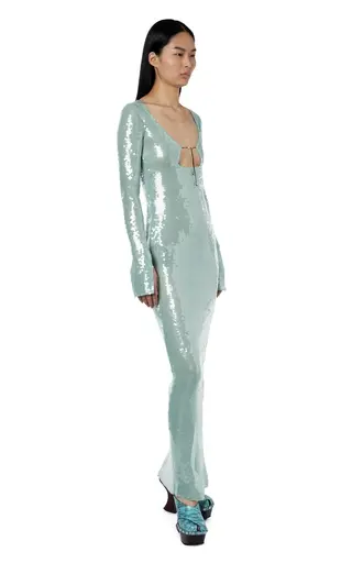 16Arlington Solaria Sequined Maxi Dress