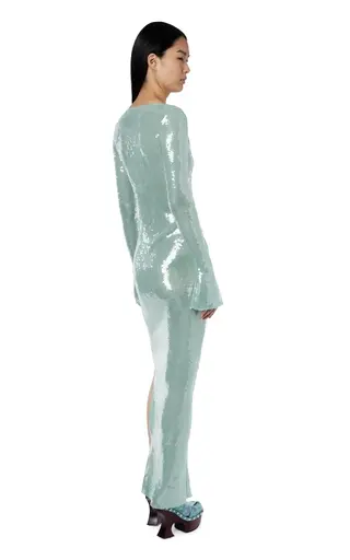 16Arlington Solaria Sequined Maxi Dress