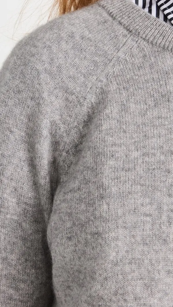 WHITE & WARREN Cashmere Long Sleeve Sweatshirt