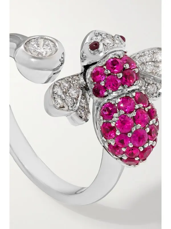 SABBADINI Bee Sapphire And Diamond Ring