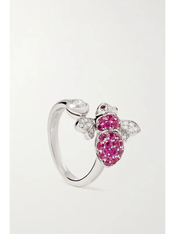SABBADINI Bee Sapphire And Diamond Ring