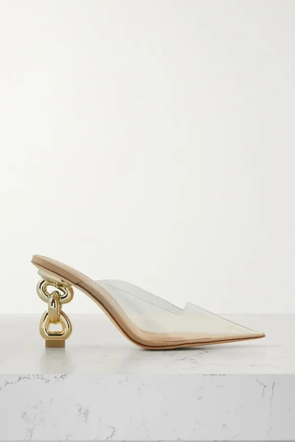 Cult Gaia Carmen Pvc Mules