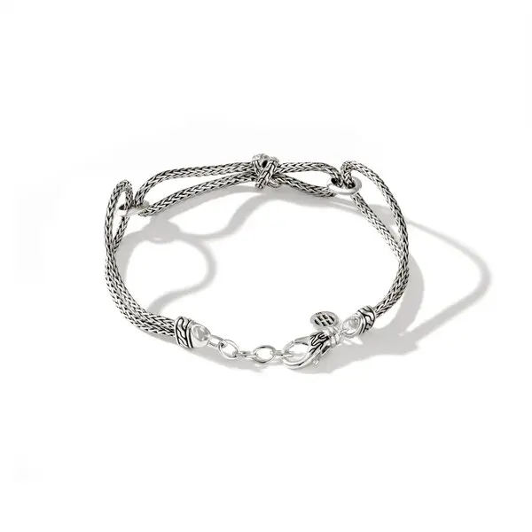 John Hardy Soft Chain Link Bracelet Diamonds