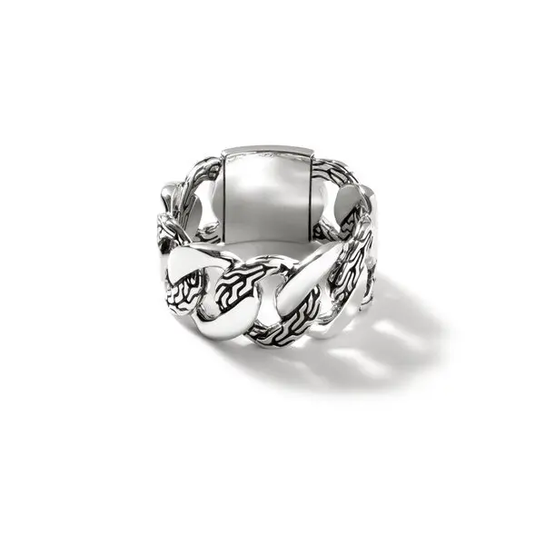 John Hardy Curb Chain Band Ring