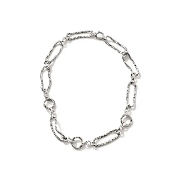 John Hardy Soft Chain Link Necklace - Sterling Silver