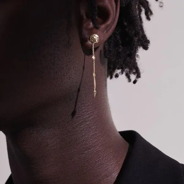 John Hardy Reticulated Drop Earrings