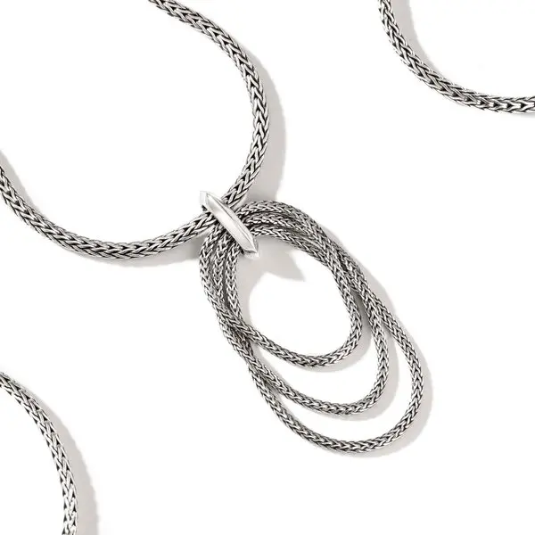 John Hardy Soft Chain Pendant Necklace 2.5mm