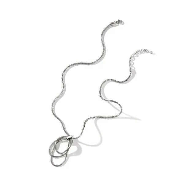 John Hardy Soft Chain Pendant Necklace 2.5mm