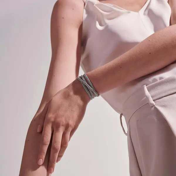 John Hardy Kami Chain Triple Wrap Bracelet