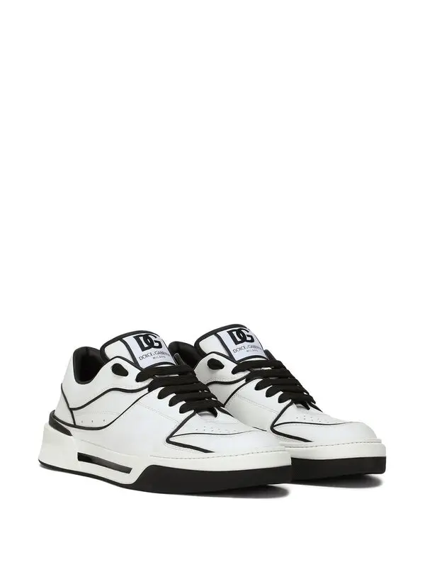 Dolce & Gabbana Roma Leather Sneakers - White