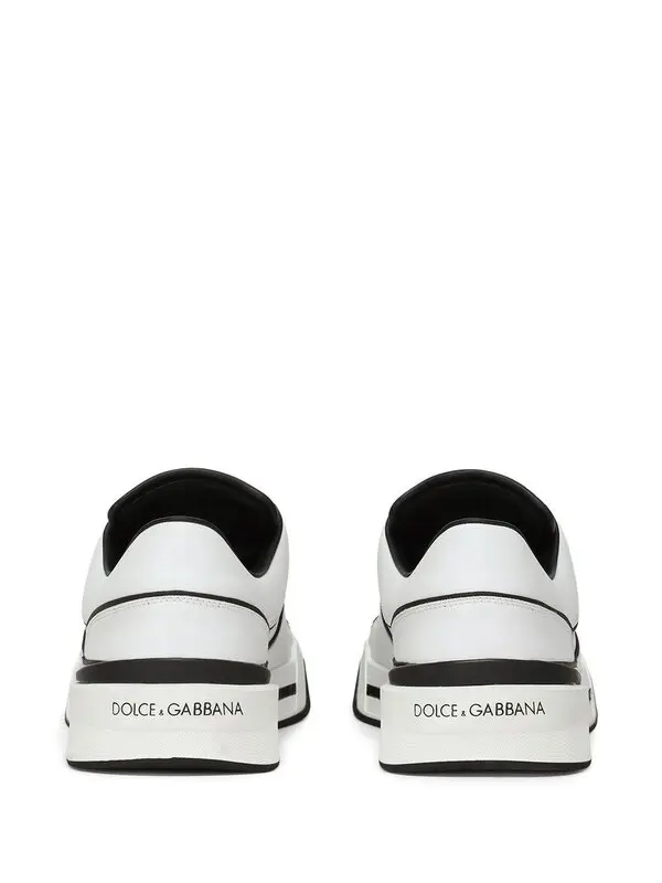 Dolce & Gabbana Roma Leather Sneakers - White